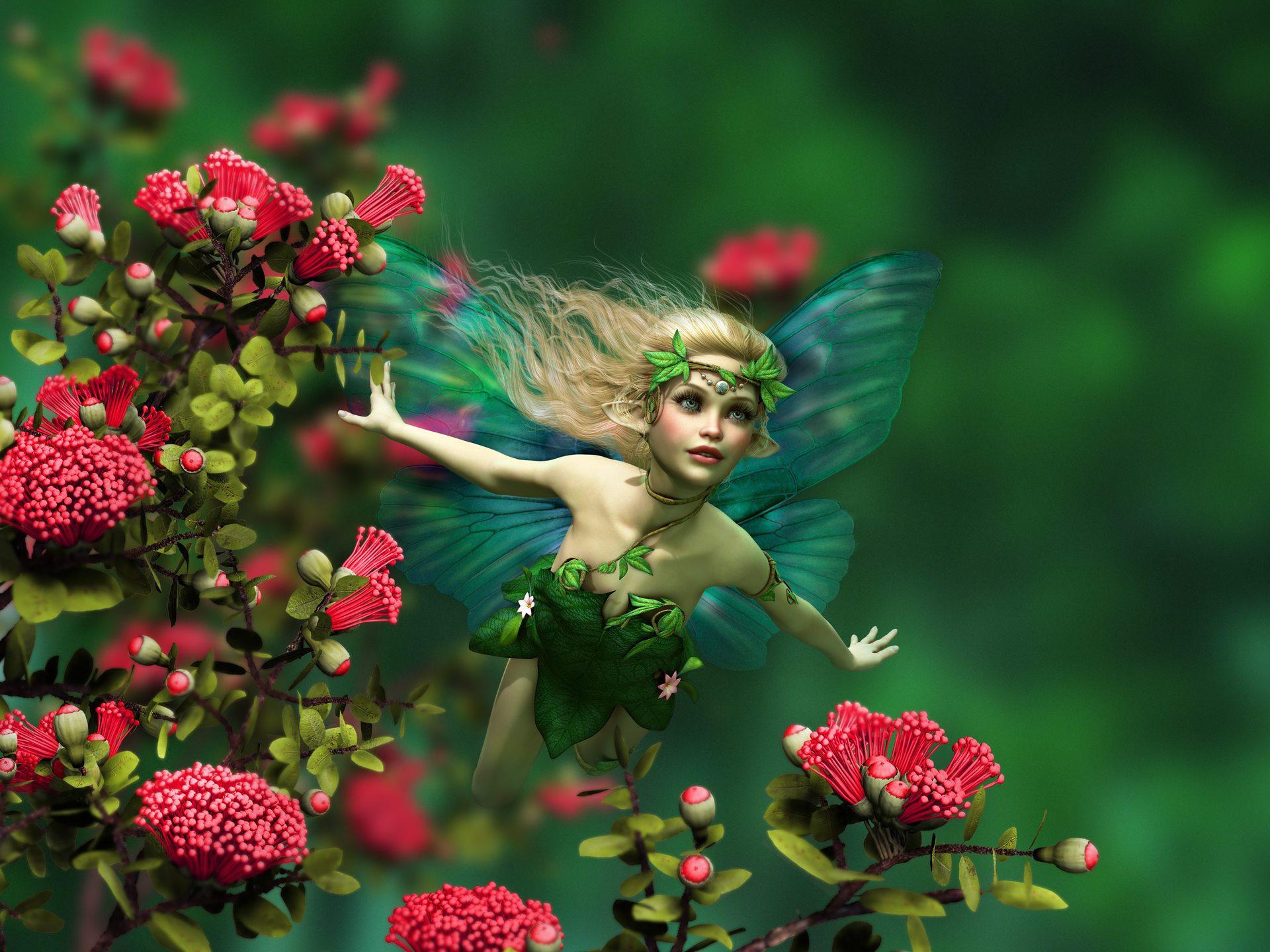 Magic Fairies HD Wallpaper Theme